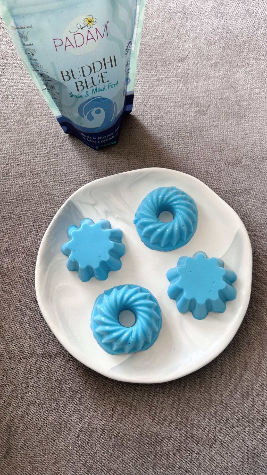 Gelatina funcional con superalimentos y adaptógenos Buddhi Blue PADAM ...